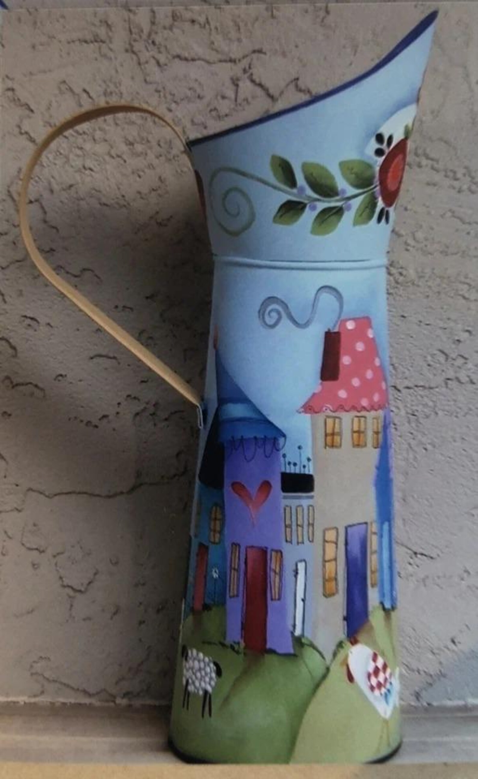 Tole Painting Pattern Packet: the Village Can by Shara Reiner - Etsy