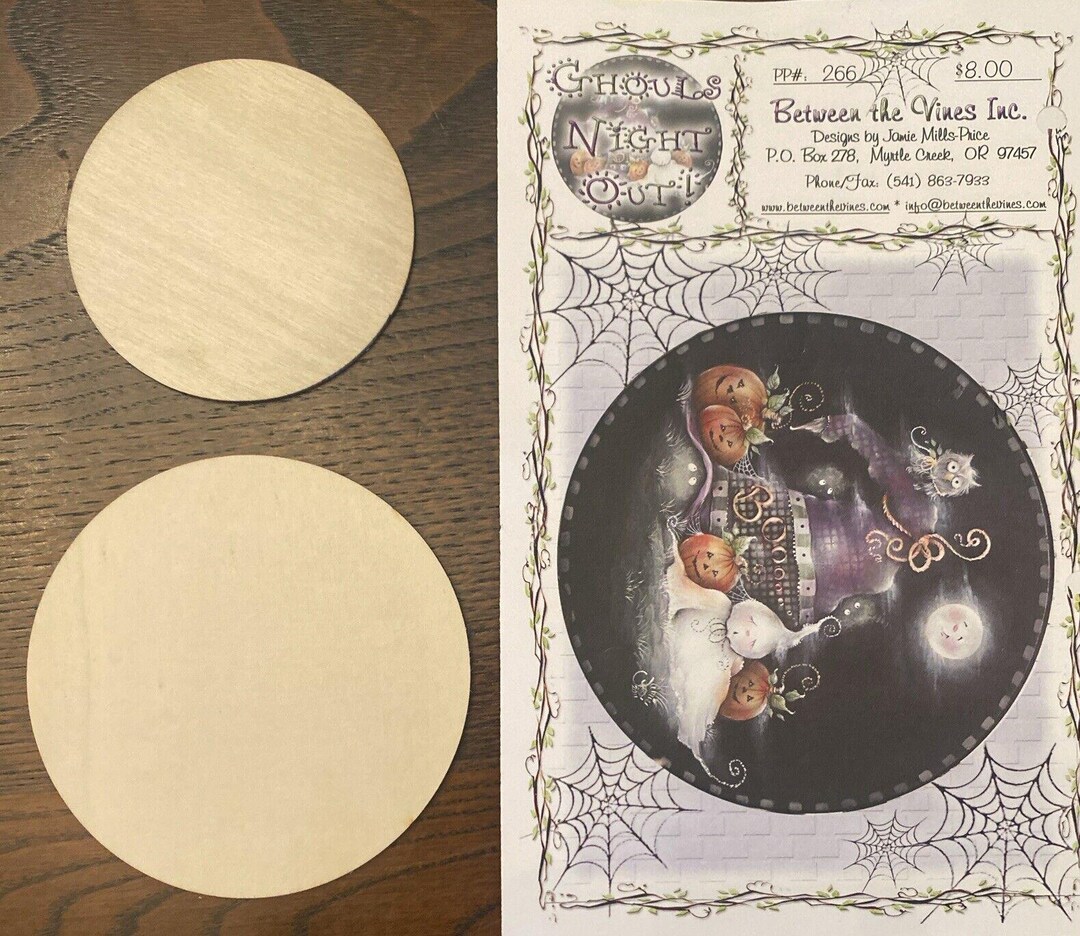 Tole Pattern Packet: Ghouls Night Out Wood Surface by Jamie Mills-price ...
