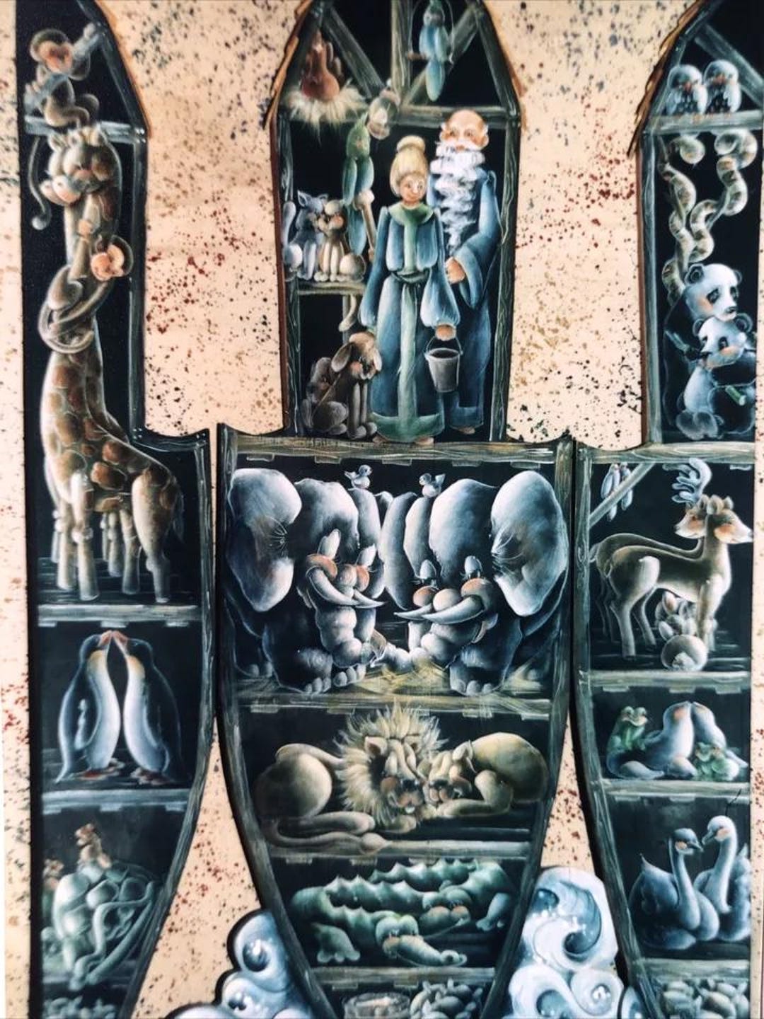 Vintage Tole Pattern : It's Dark in the Ark by Janet Moreland - Etsy