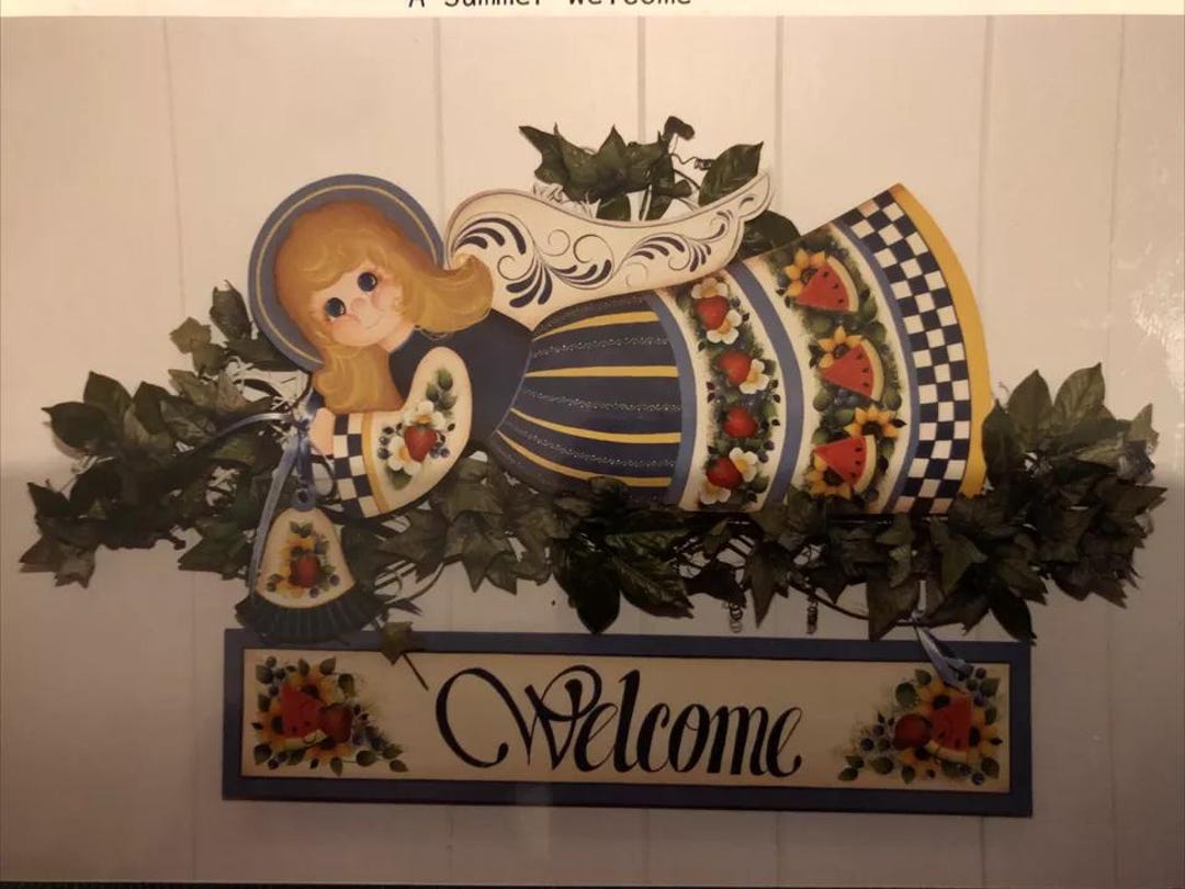 Vintage Tole Painting Pattern : A Summer Welcome by Gail Anderson ...