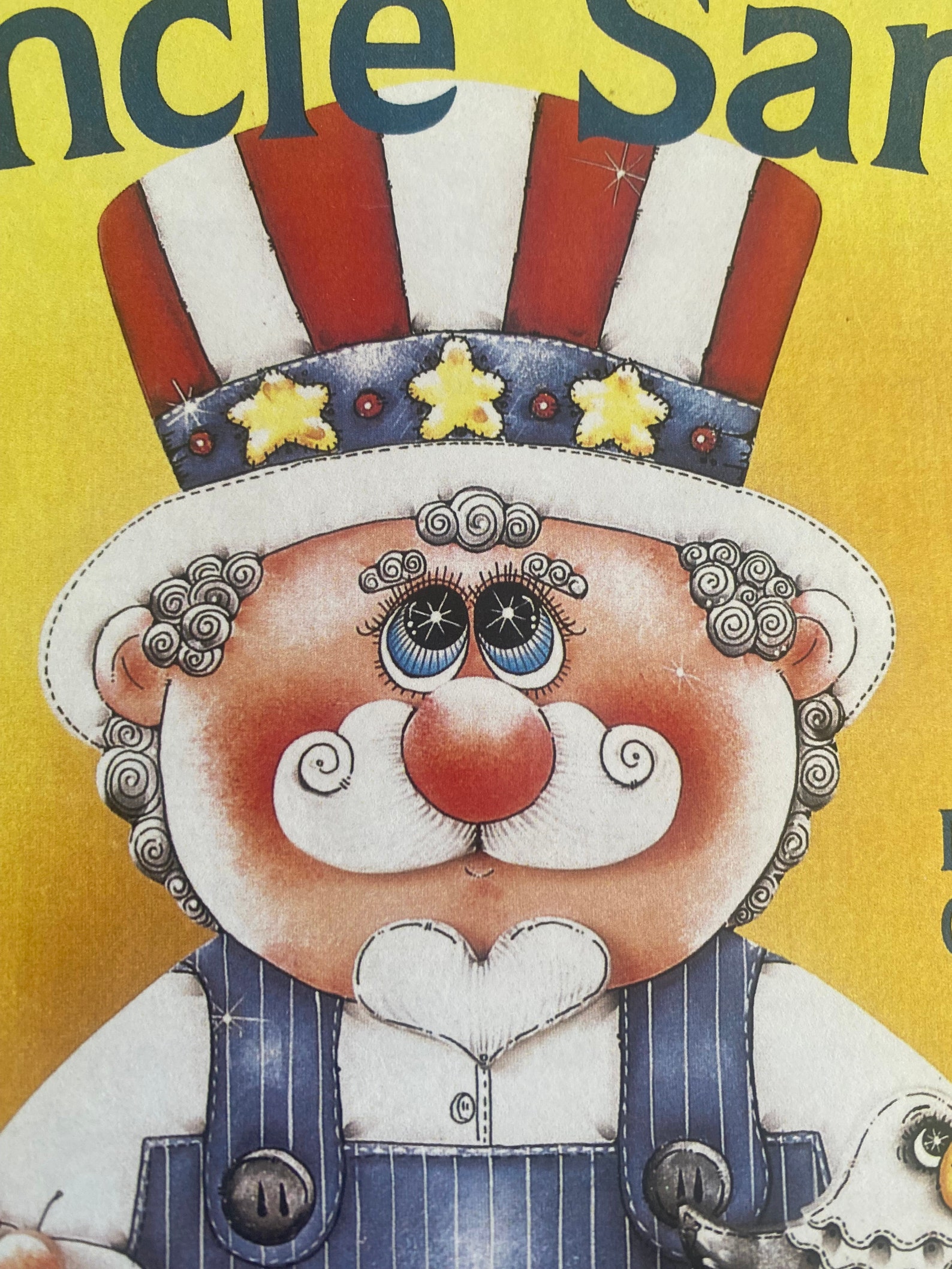 Tole Painting Pattern Booklet: Uncle Sam by Gaye Schoell - Etsy