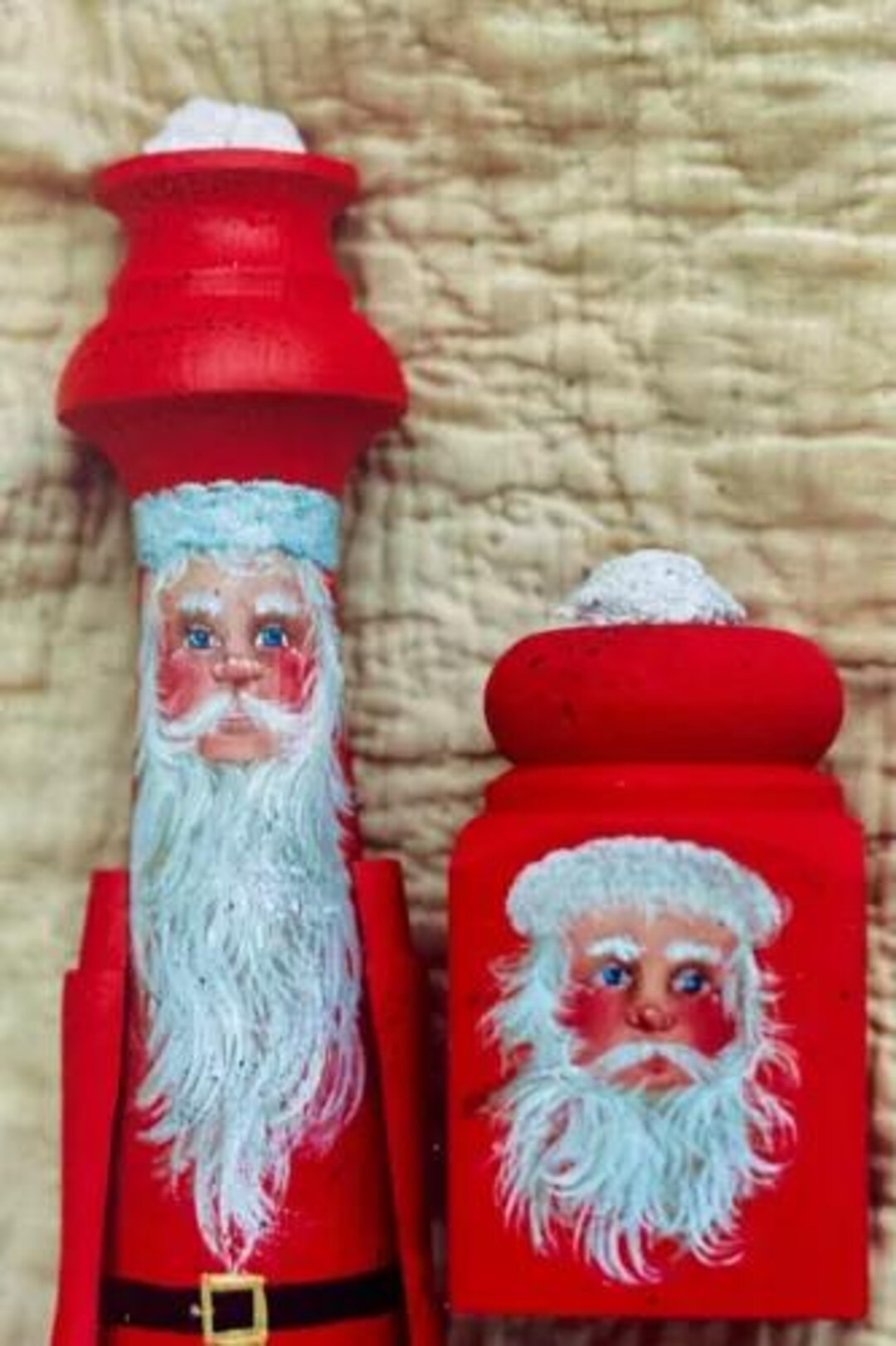 Vintage Tole Painting Pattern: Santa's by Ginger Edwards - Etsy