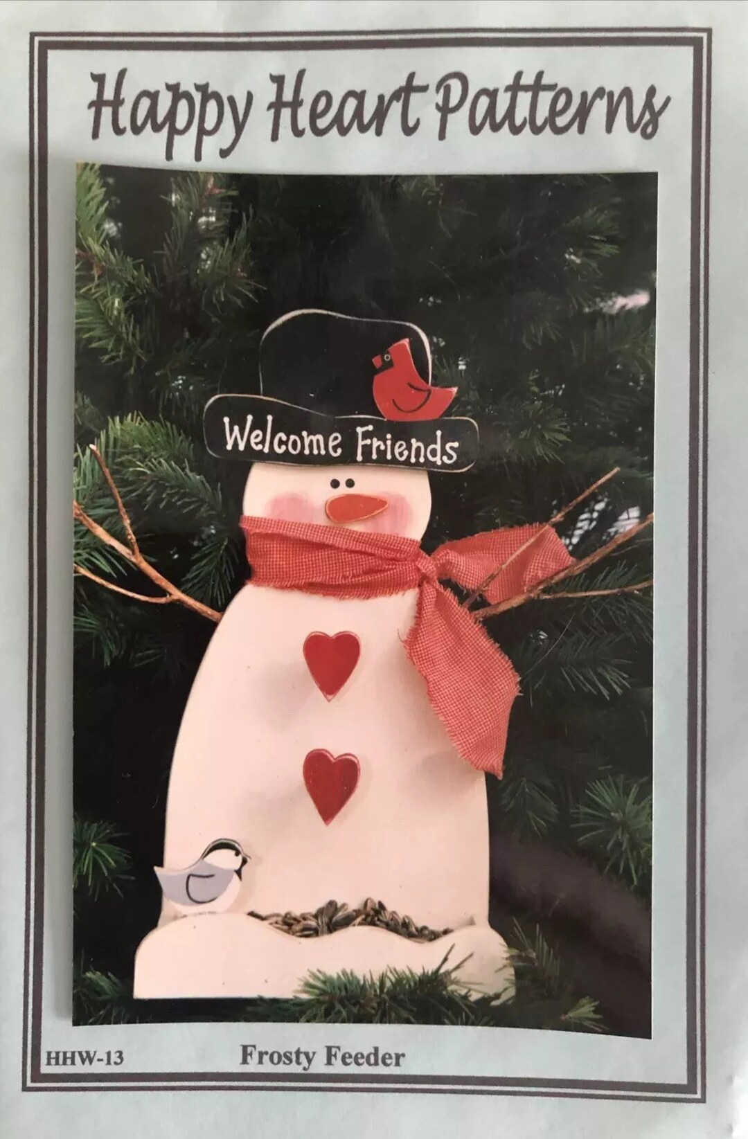 Decorative Tole Painting Pattern Packet: Frosty Feeder 17" Snowman ...