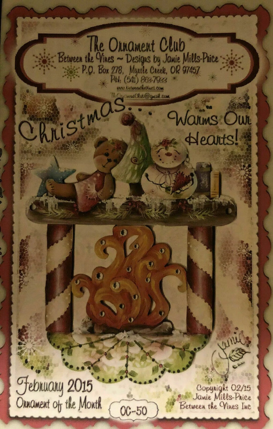 Decorative Tole Painting Pattern Packet: Christmas Warms Our Hearts by ...