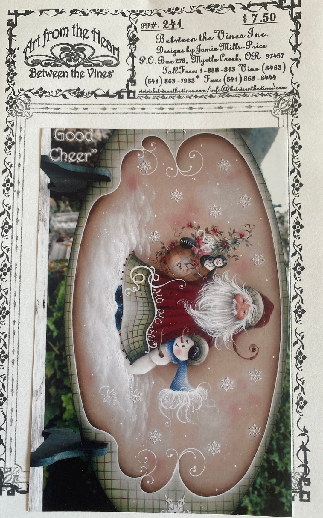 Decorative Tole Painting Pattern Packet: Spreading Good Cheer by Jamie ...