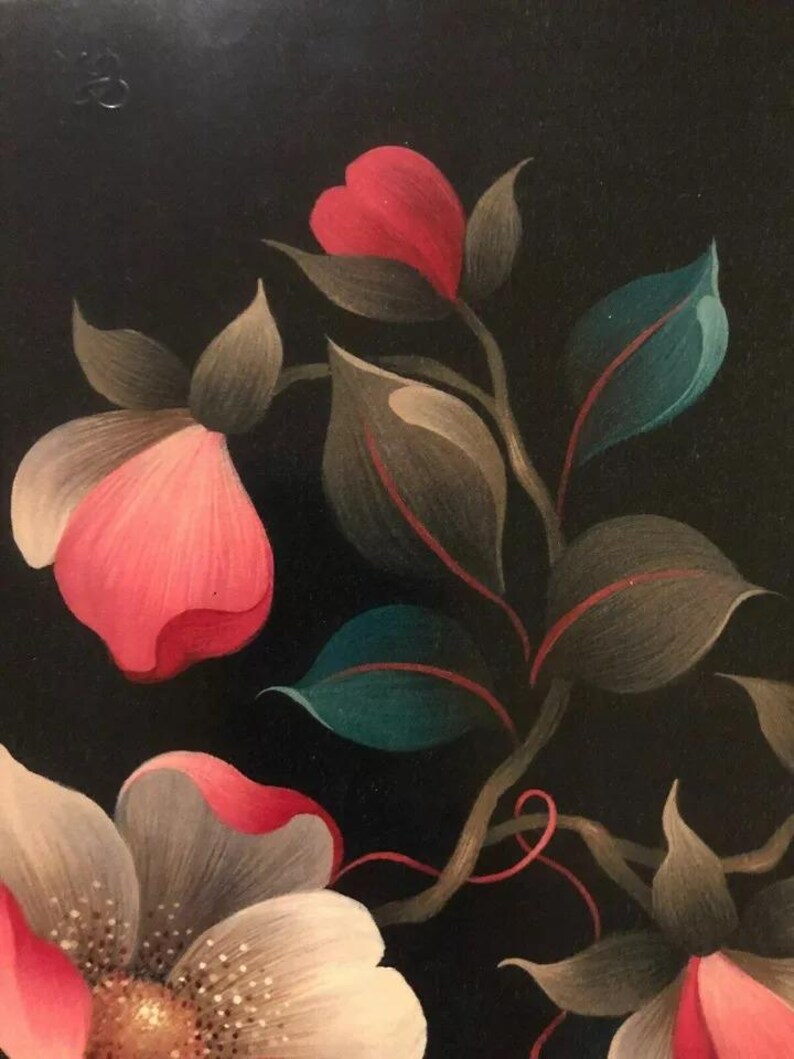 Tole Painting Pattern : Wild Roses on a Domed Box by Maureen Mcnaughton ...