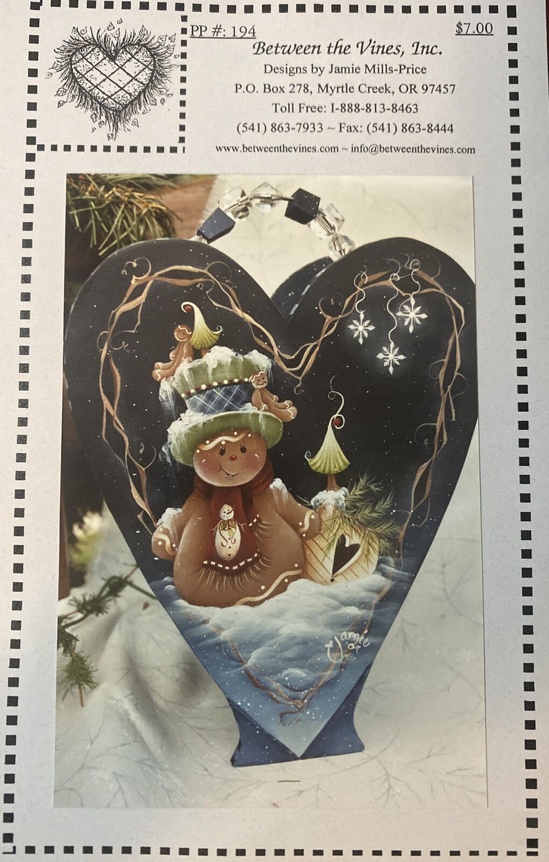 Tole Pattern : Gingerbread Joy by Jamie Mills-price - Etsy