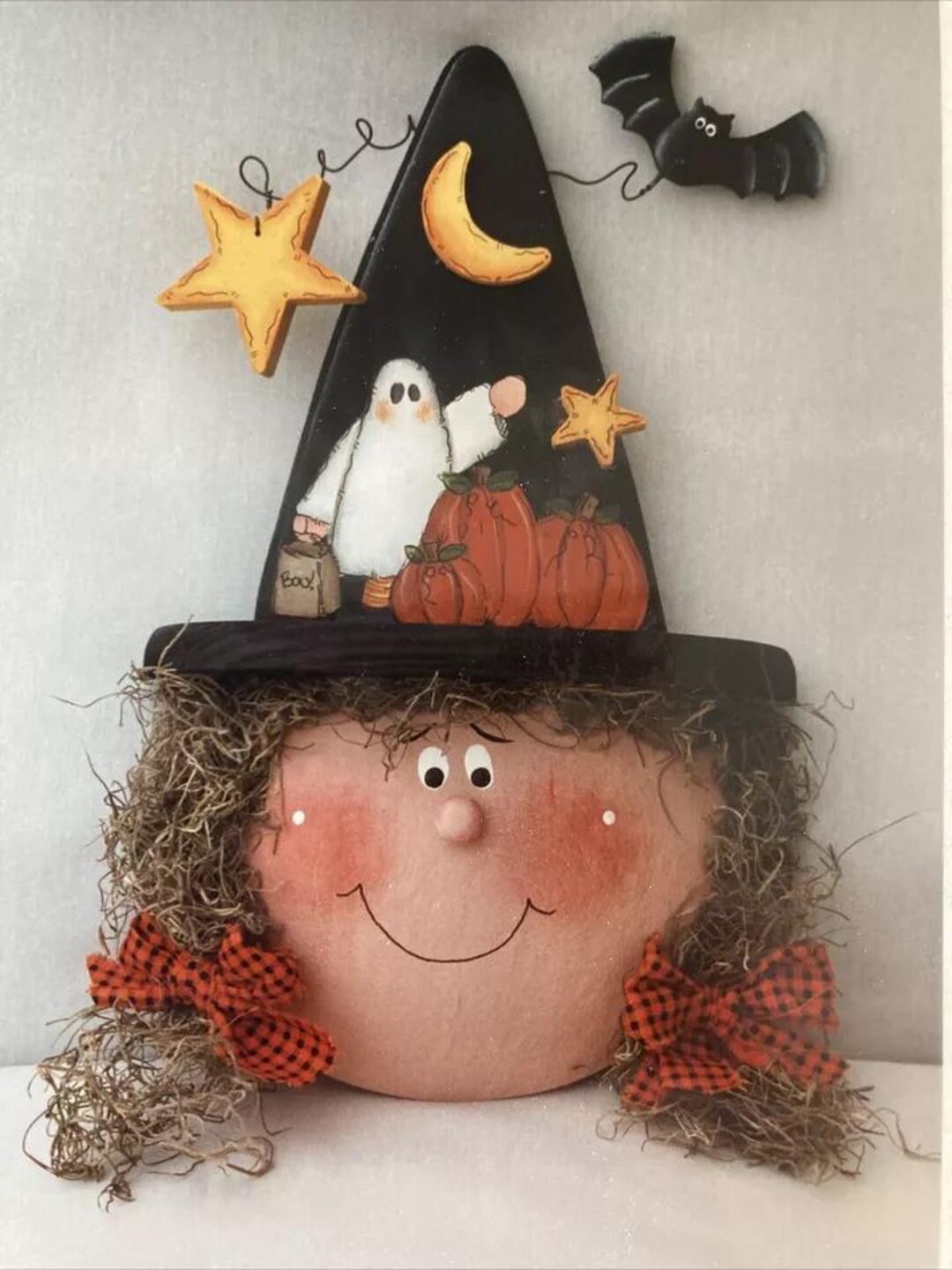 Vintage 1996 Tole Painting Pattern : Wendy Witch by Laurie Speltz - Etsy