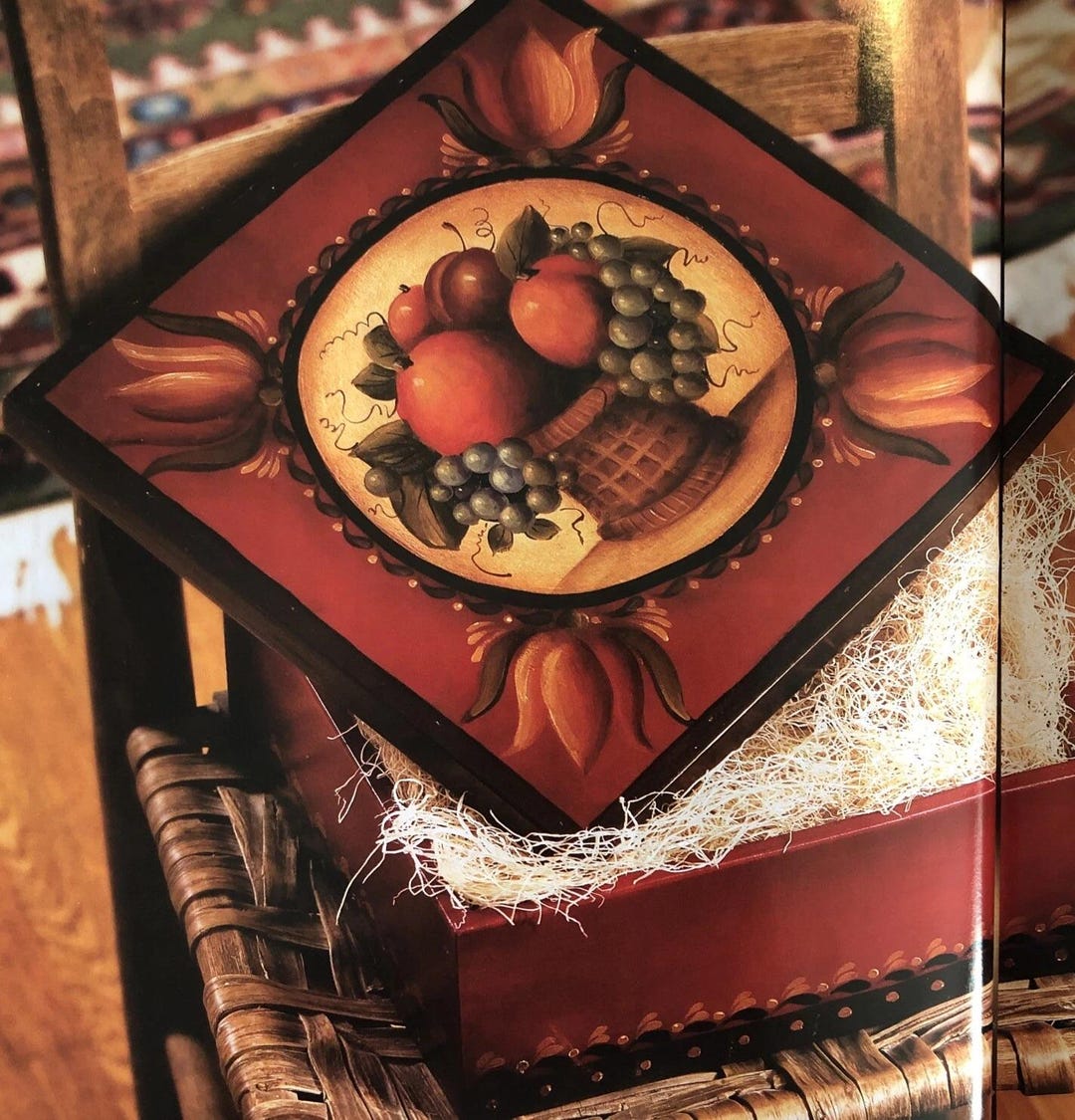 Vintage Tole Pattern Packet: Tried & True Antiqued Box by Mary Jane ...
