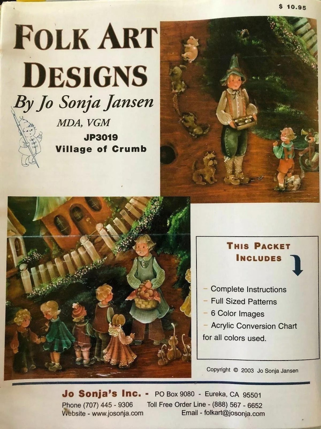 Tole Painting Pattern MEGA Packet: Village of Crumb by Jo Sanja Jansen ...