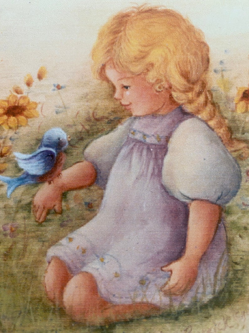 Tole Painting Pattern : Children on Letter Box by Helan Barrick - Etsy
