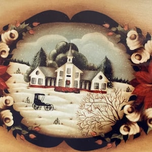 Vintage Tole Painting Pattern : Nimmo Church by Betty Caithness - Etsy