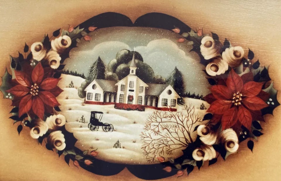 Vintage Tole Painting Pattern Packet: Nimmo Church by Betty Caithness ...