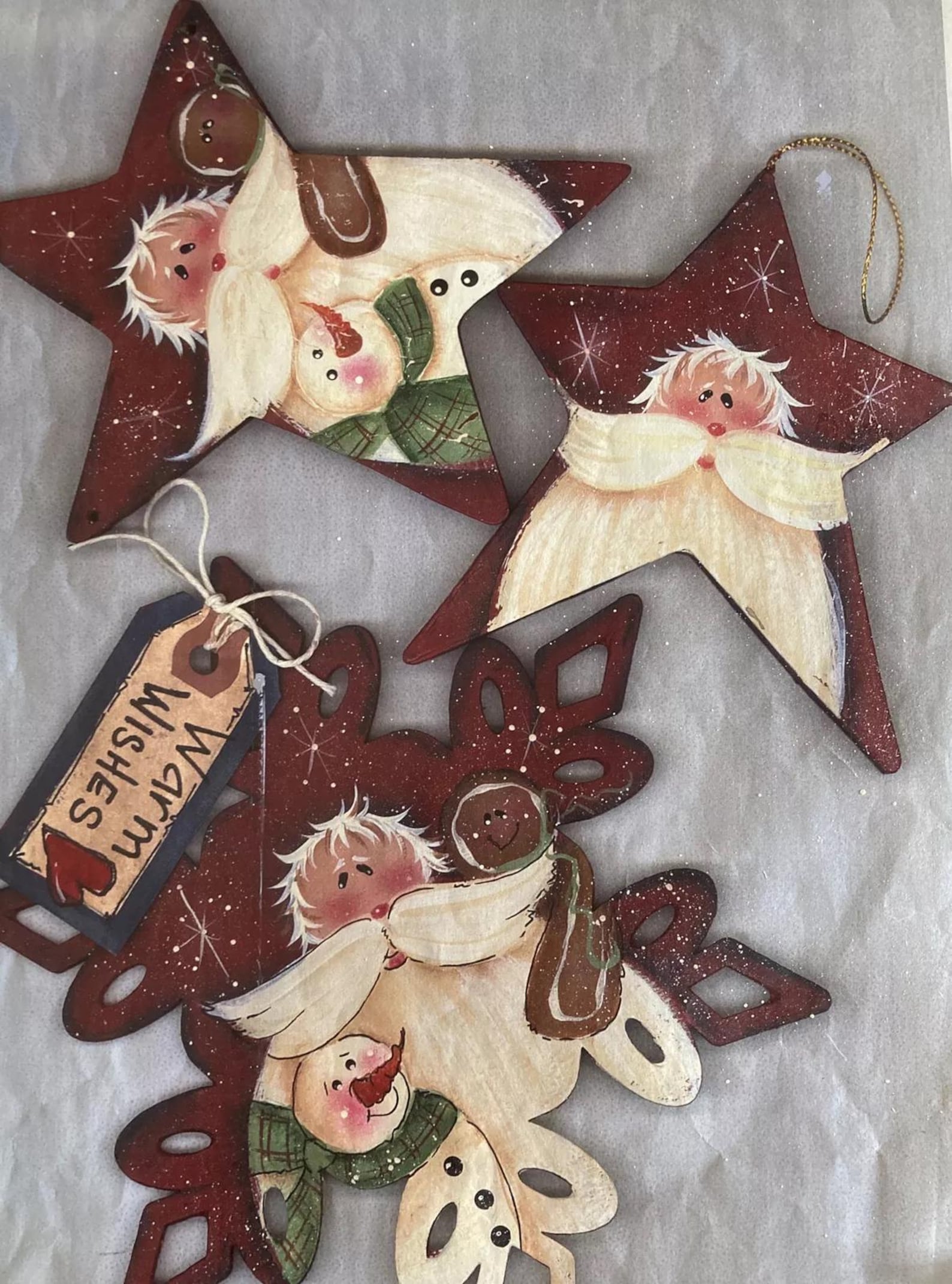 Tole Painting Pattern Packet: Good Friends Ornaments by Karen Wisner ...