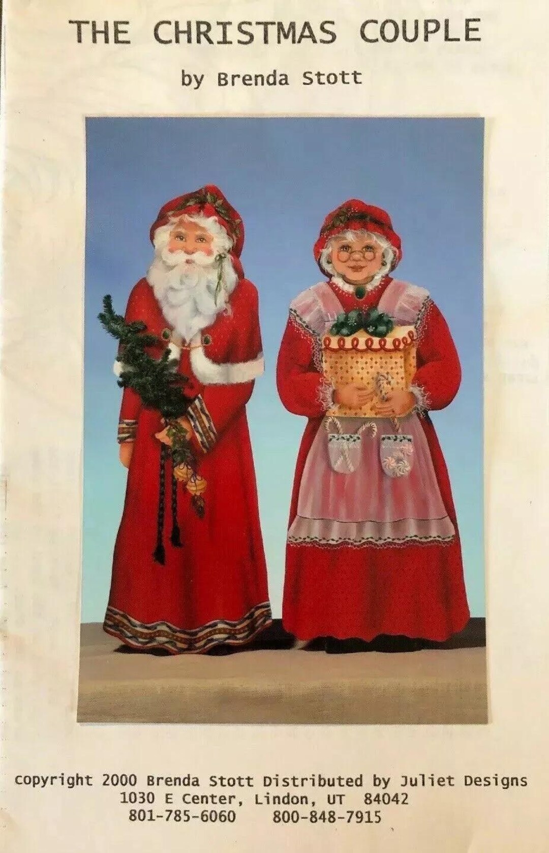 Vintage Christmas Tole Pattern Mega Packet: the Christmas Couple by ...