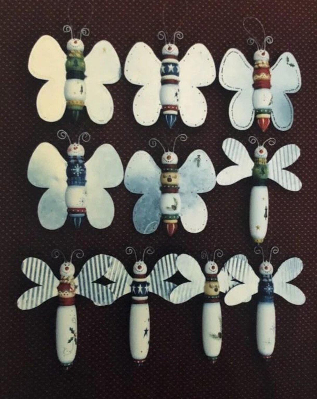 Tole Painting Pattern Packet: Bug-a-boo Snowmen by Chris Haughey - Etsy