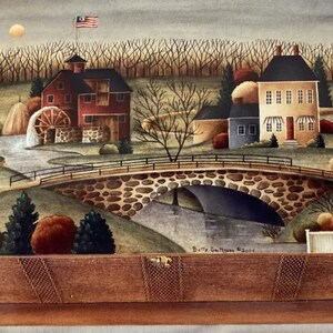 Tole Painting Pattern : Stone Bridge by Betty Caithness - Etsy