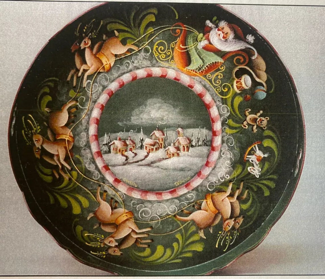 Tole Painting Pattern Packet: Ho Ho Himself by Jo Sanja Jansen - Etsy