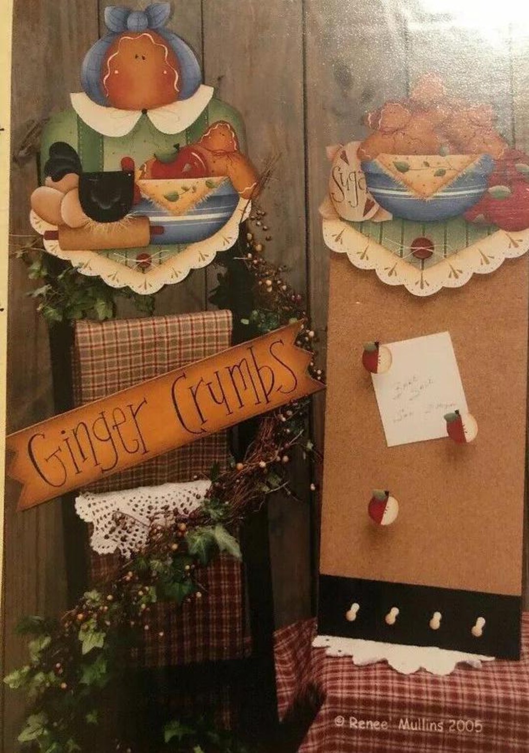 Tole Painting Pattern : Gingerbread Toppers by Renee Mullins (plum ...