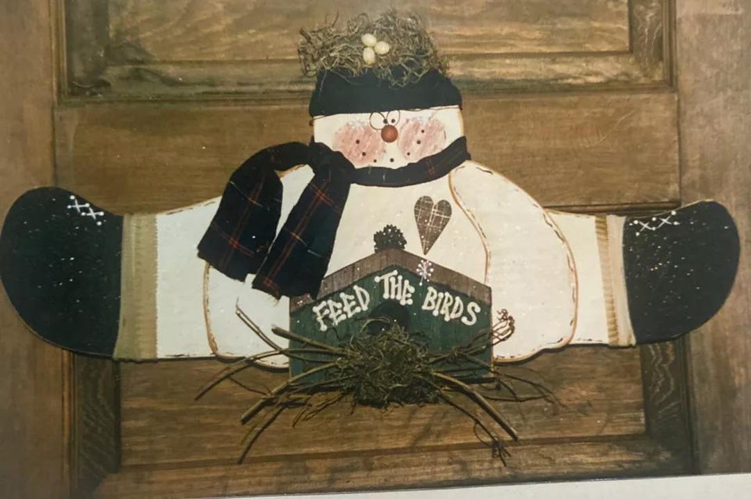 Vintage 1997 Tole Painting Pattern : Feed the Birds by Karen Stone ...