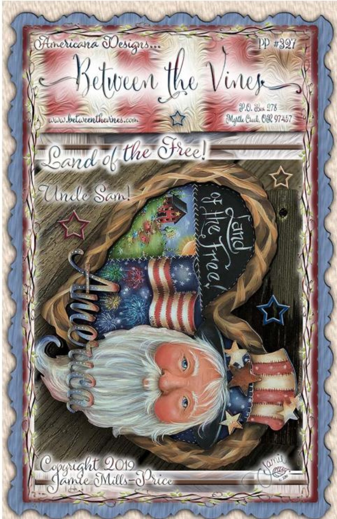 Tole Painting Pattern : Uncle Sam - Land of the Free by Jamie Mills ...
