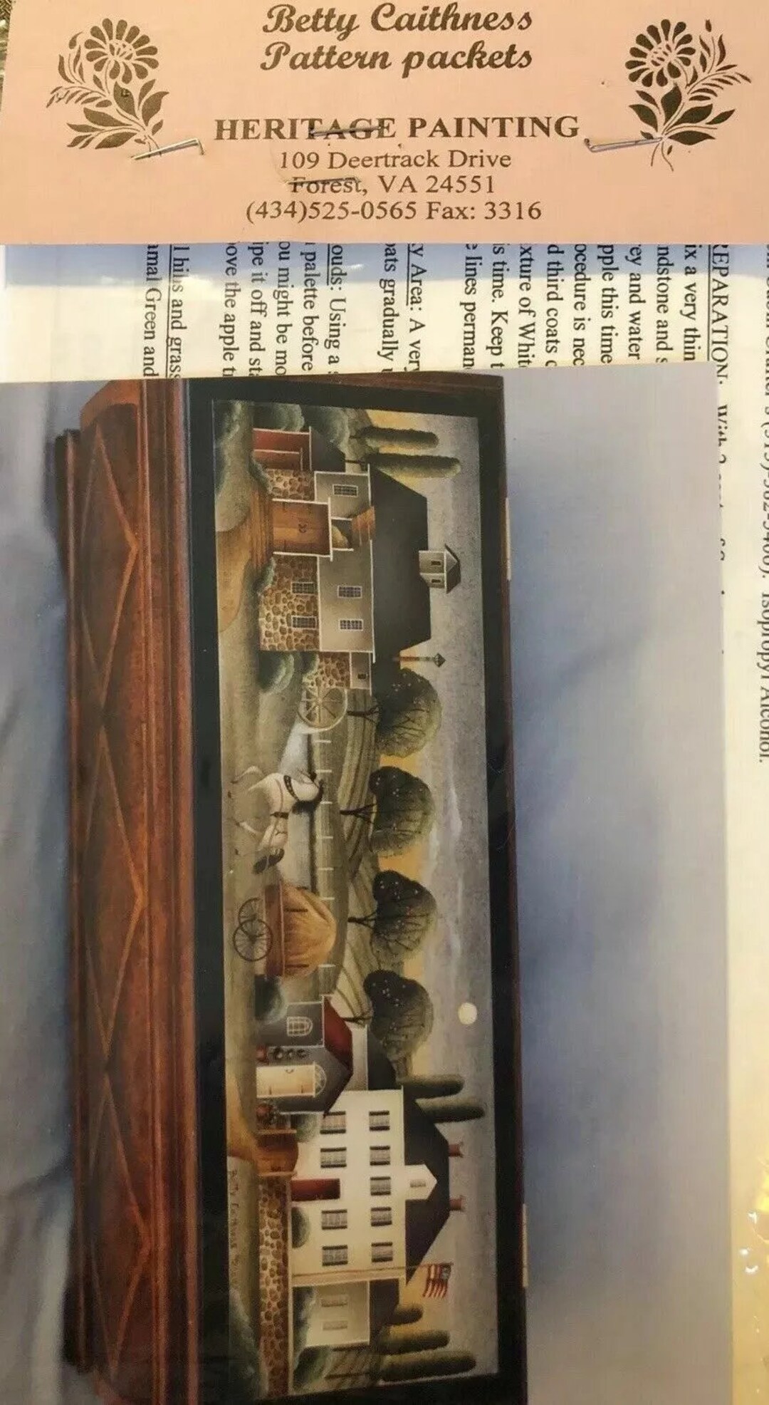 Vintage Decorative Tole Painting Pattern Packet: Mcintosh Meadow by ...