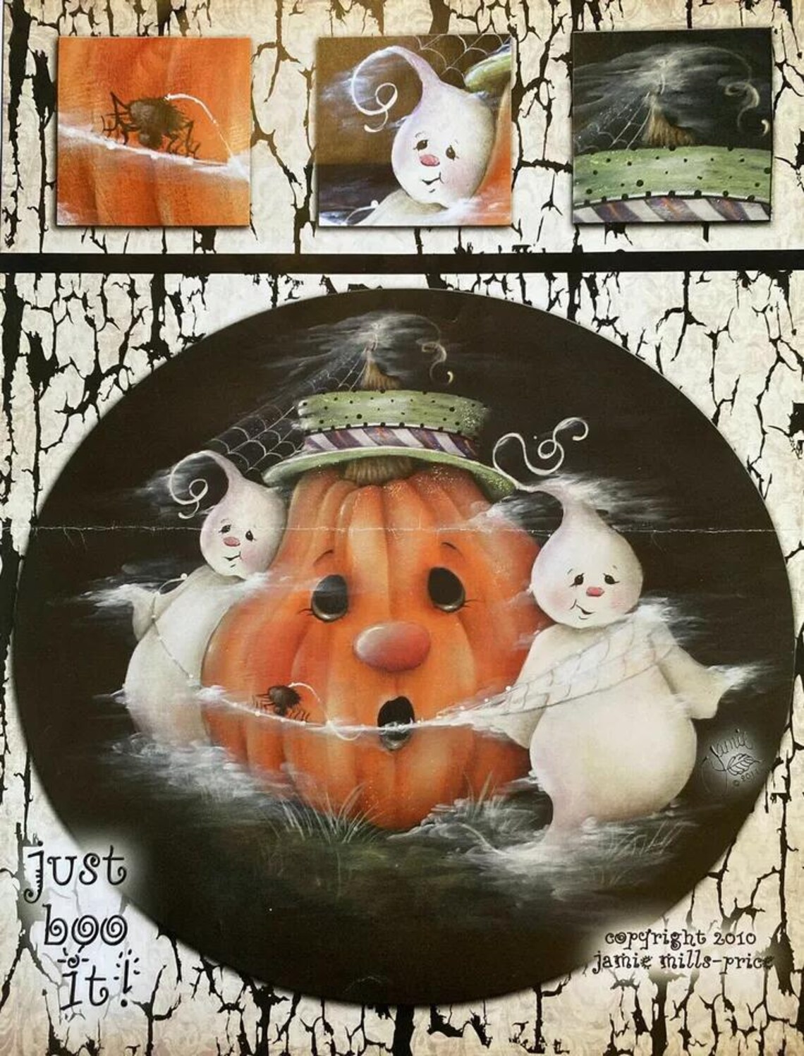Tole Painting Pattern : Just Boo It! + Wood Surfaces by Jamie Mills ...