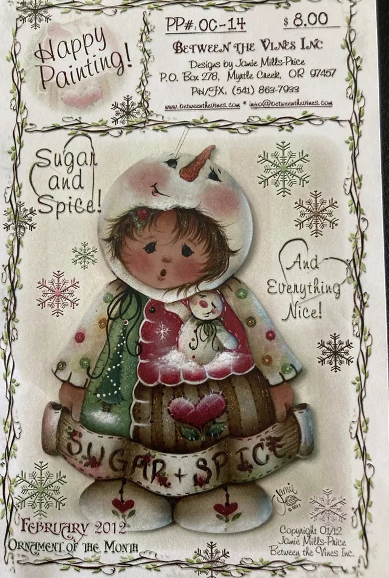 Decorative Tole Painting Pattern Packet: Sugar & Spice by Jamie Mills ...