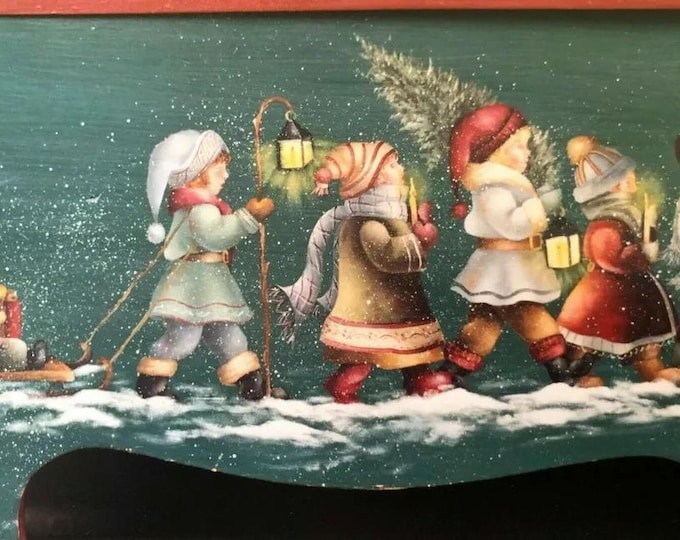 DELUXE Vintage Christmas Tole Pattern : Country Caroling by Kerry Smith ...
