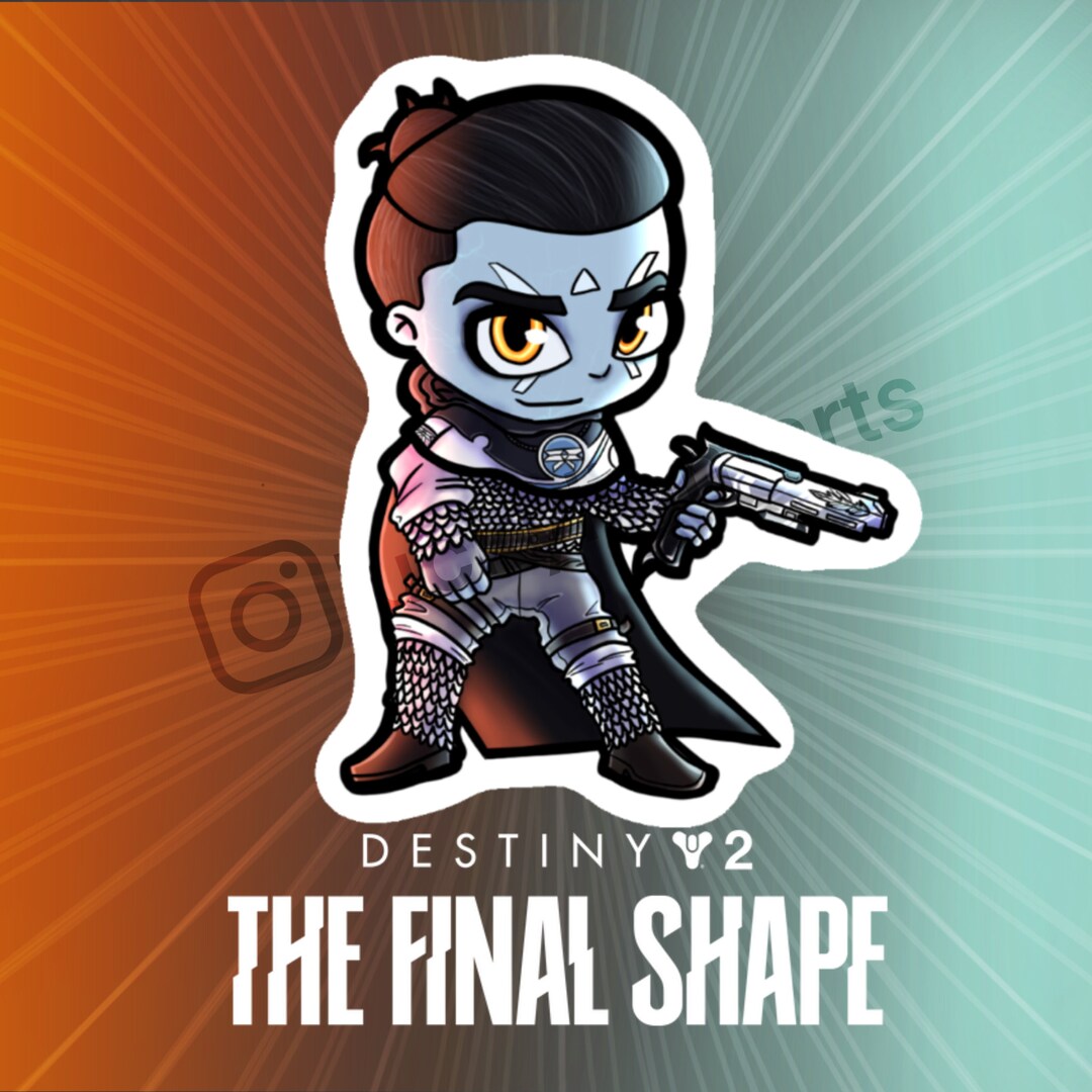 Destiny 2: the Final Shape Chibi Crow Sticker - Etsy