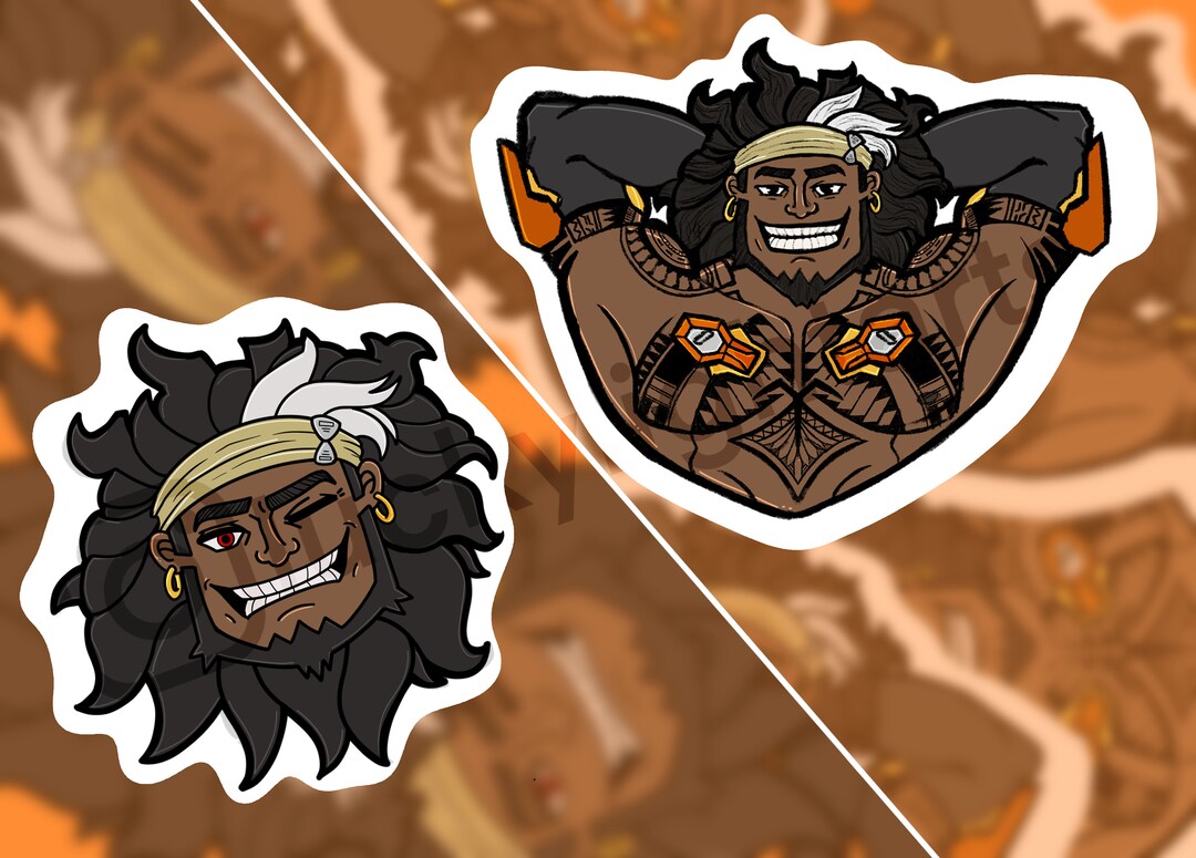 Overwatch 2 Mauga Duo Sticker Bundle (2 Stickers) - Etsy