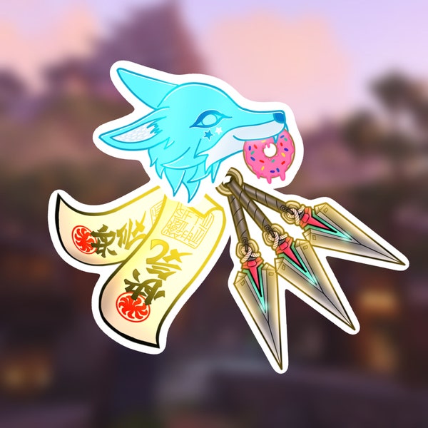 Overwatch Kiriko Stickers - Etsy