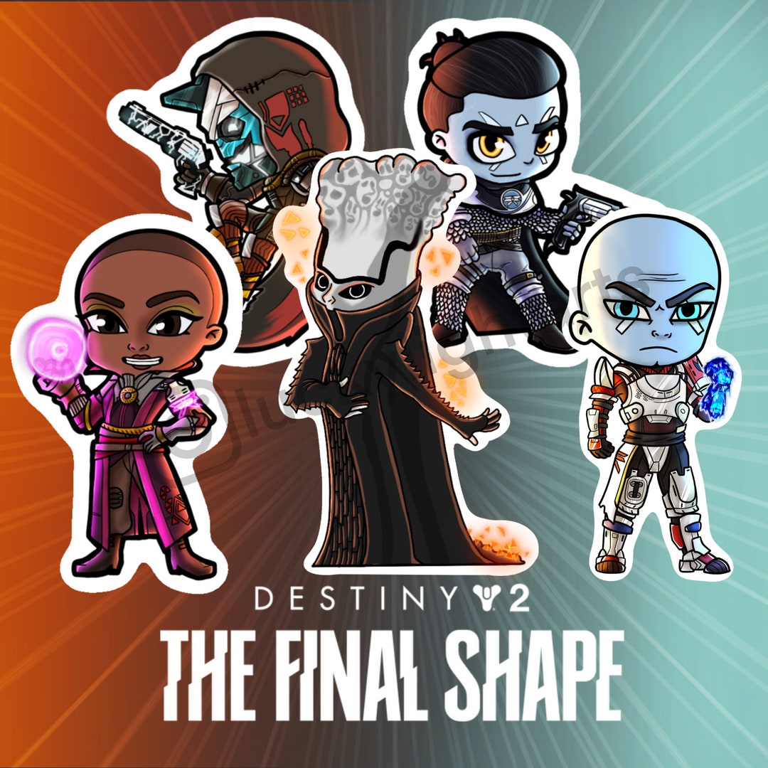 Destiny 2: the Final Shape Chibi Sticker Pack - Etsy
