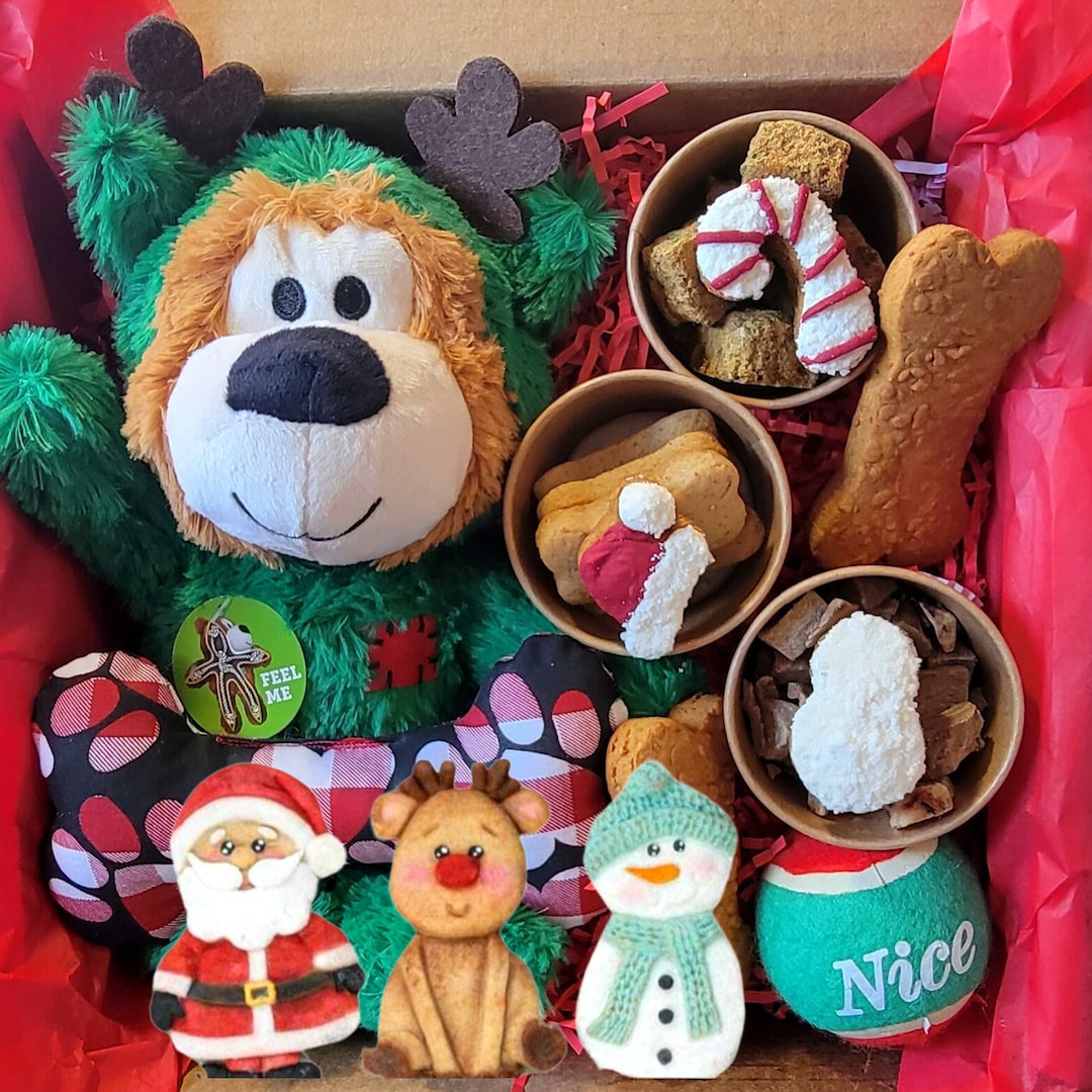Dog Holiday Gift Box - Etsy
