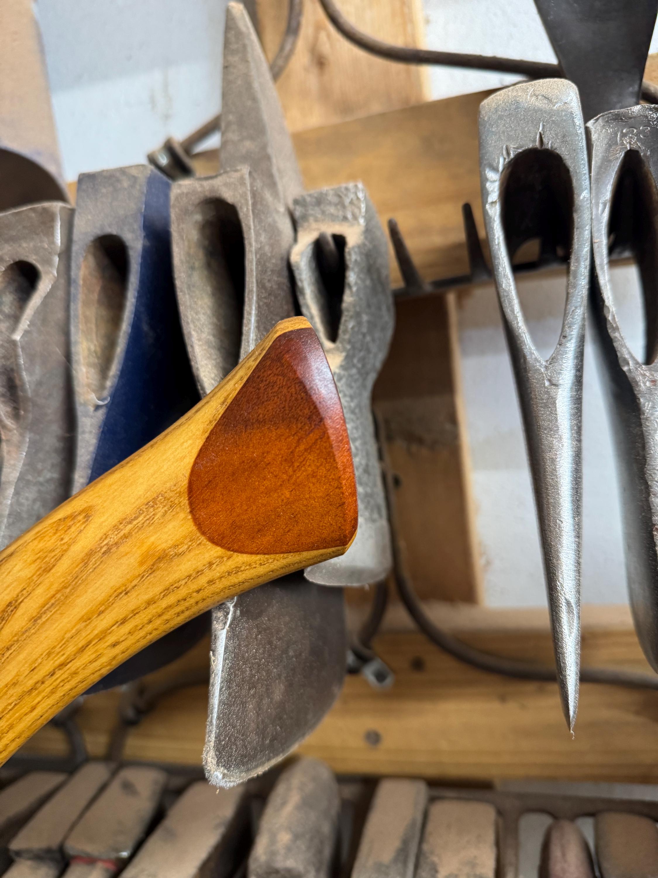 Restored Vintage Rare English Elwell 6 Rounding Pattern Axe With ...