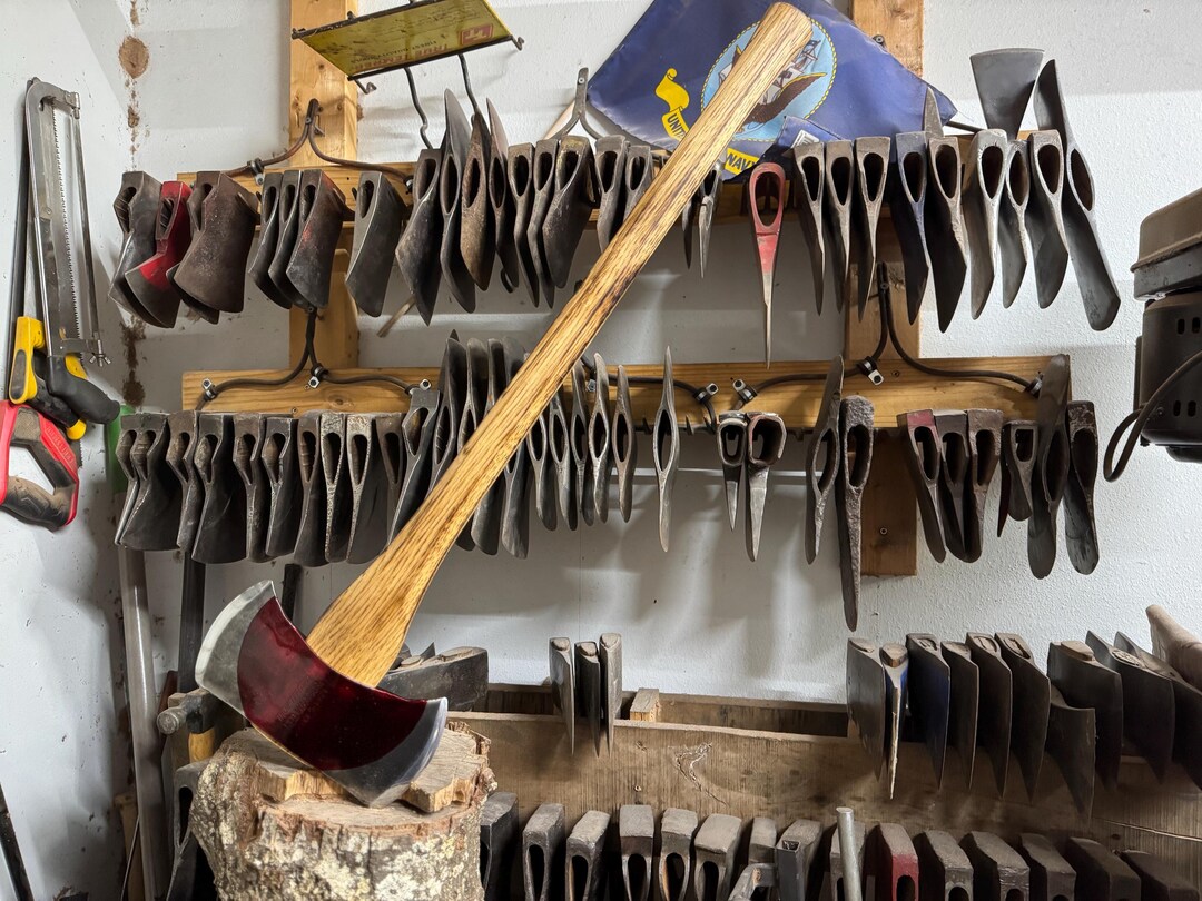 Red Warrior Double Bit Axe! Restored and Ready - Etsy