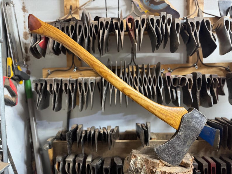 Restored Vintage Rare English Elwell 6 Rounding Pattern Axe With ...