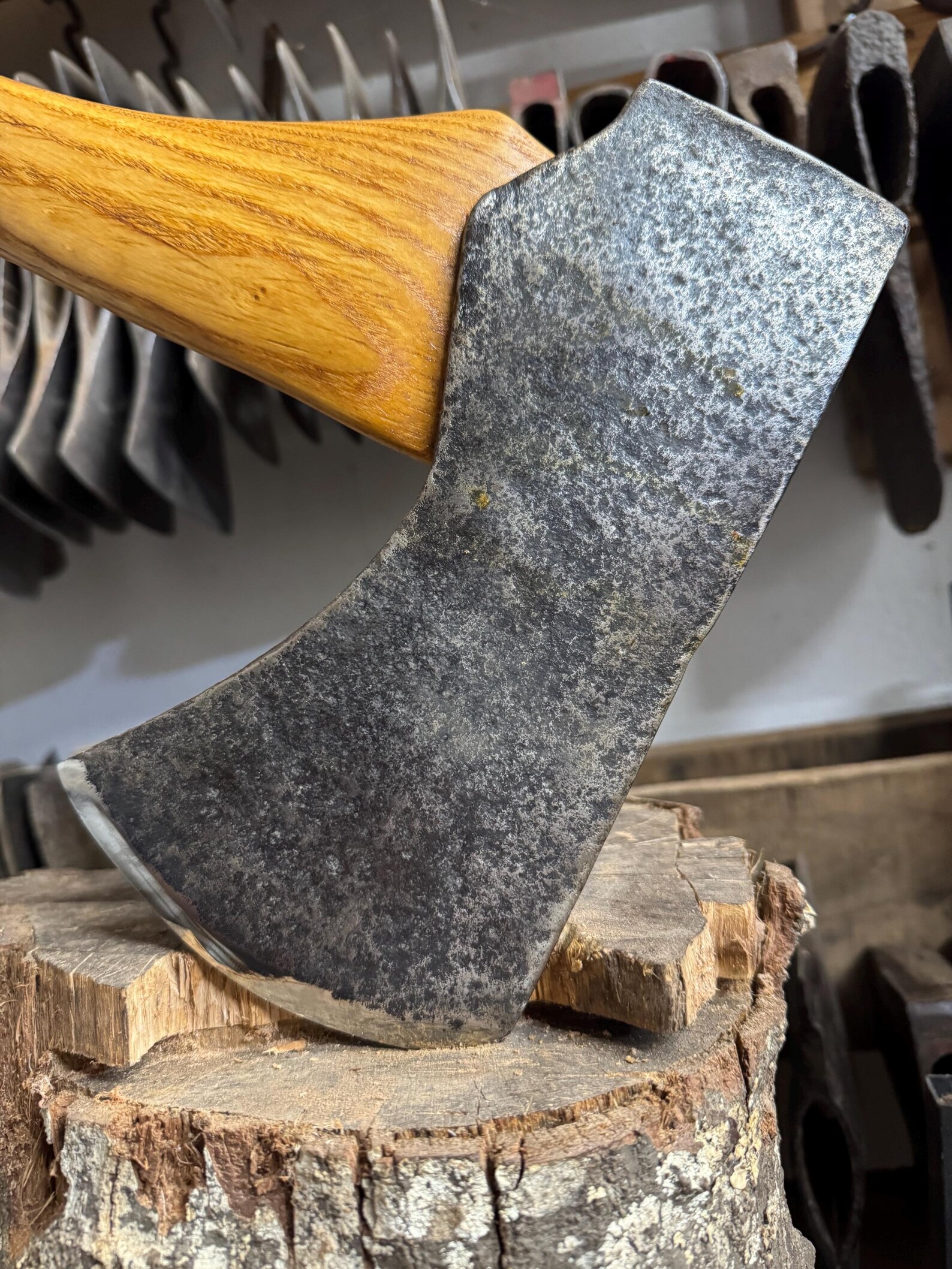 Restored Vintage Rare English Elwell 6 Rounding Pattern Axe With ...