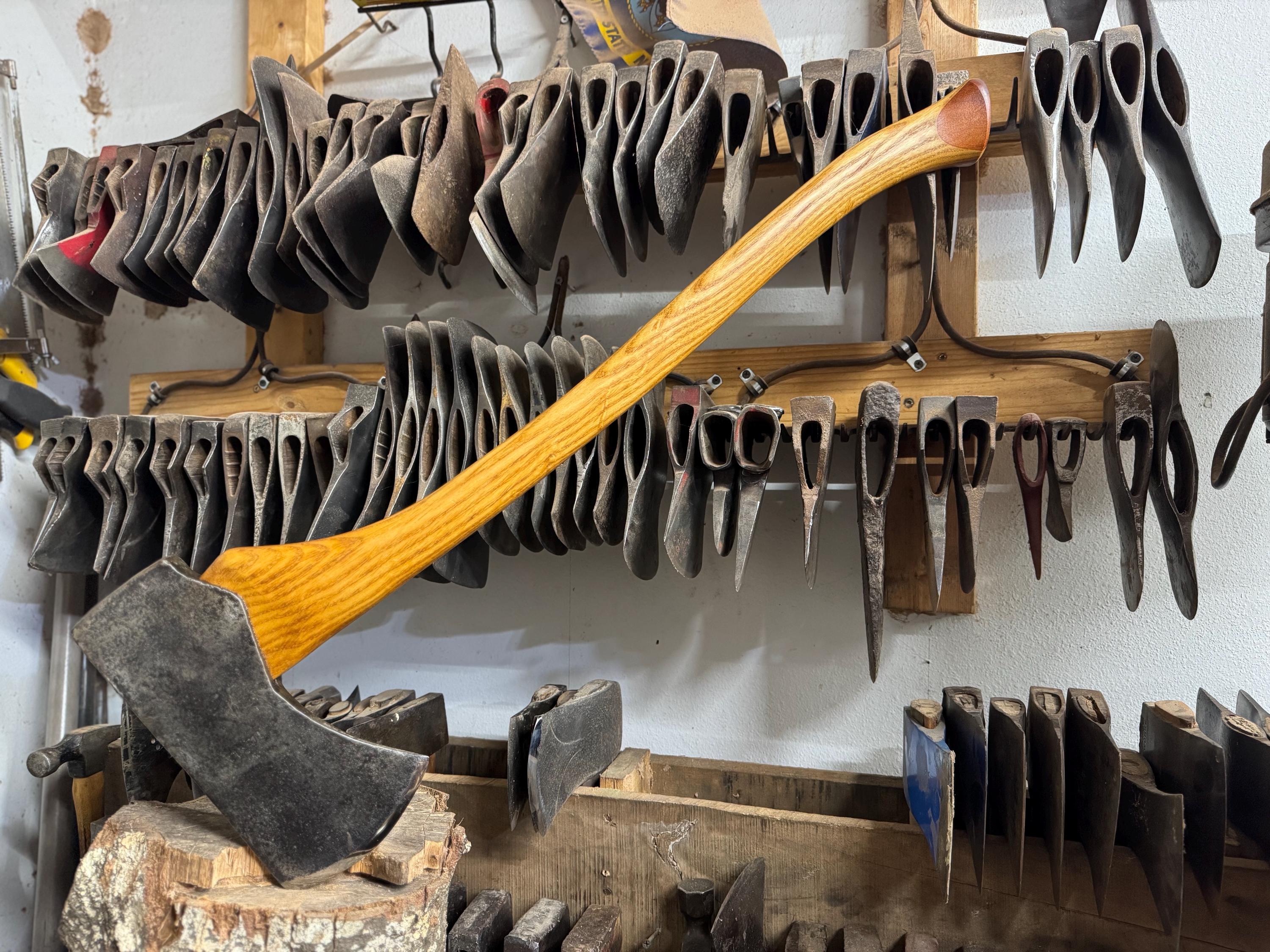 Restored Vintage Rare English Elwell 6 Rounding Pattern Axe With ...