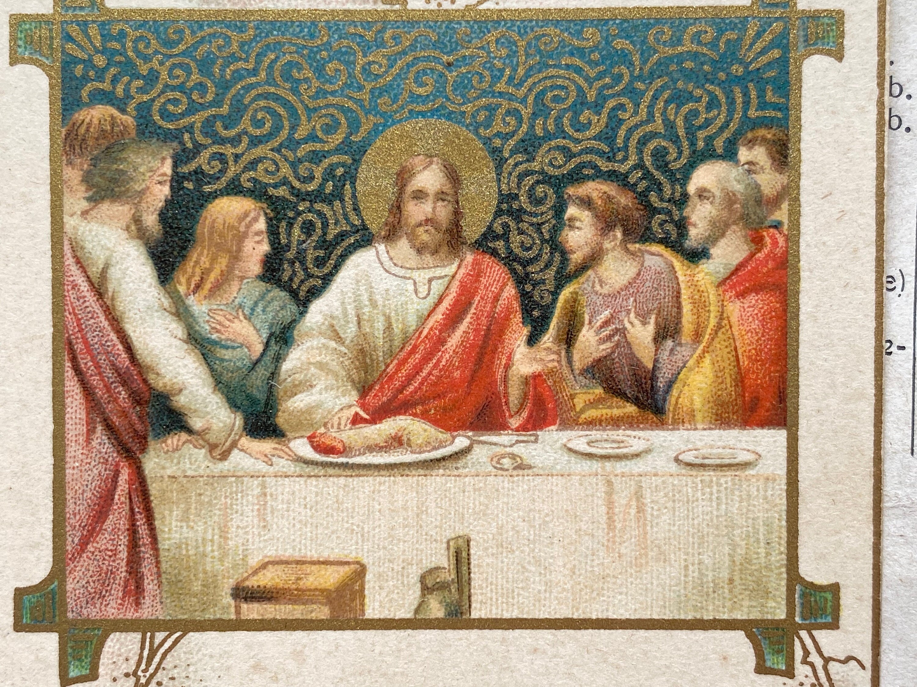 An Antique French First Communion Souvenir Card, 1910 - Etsy