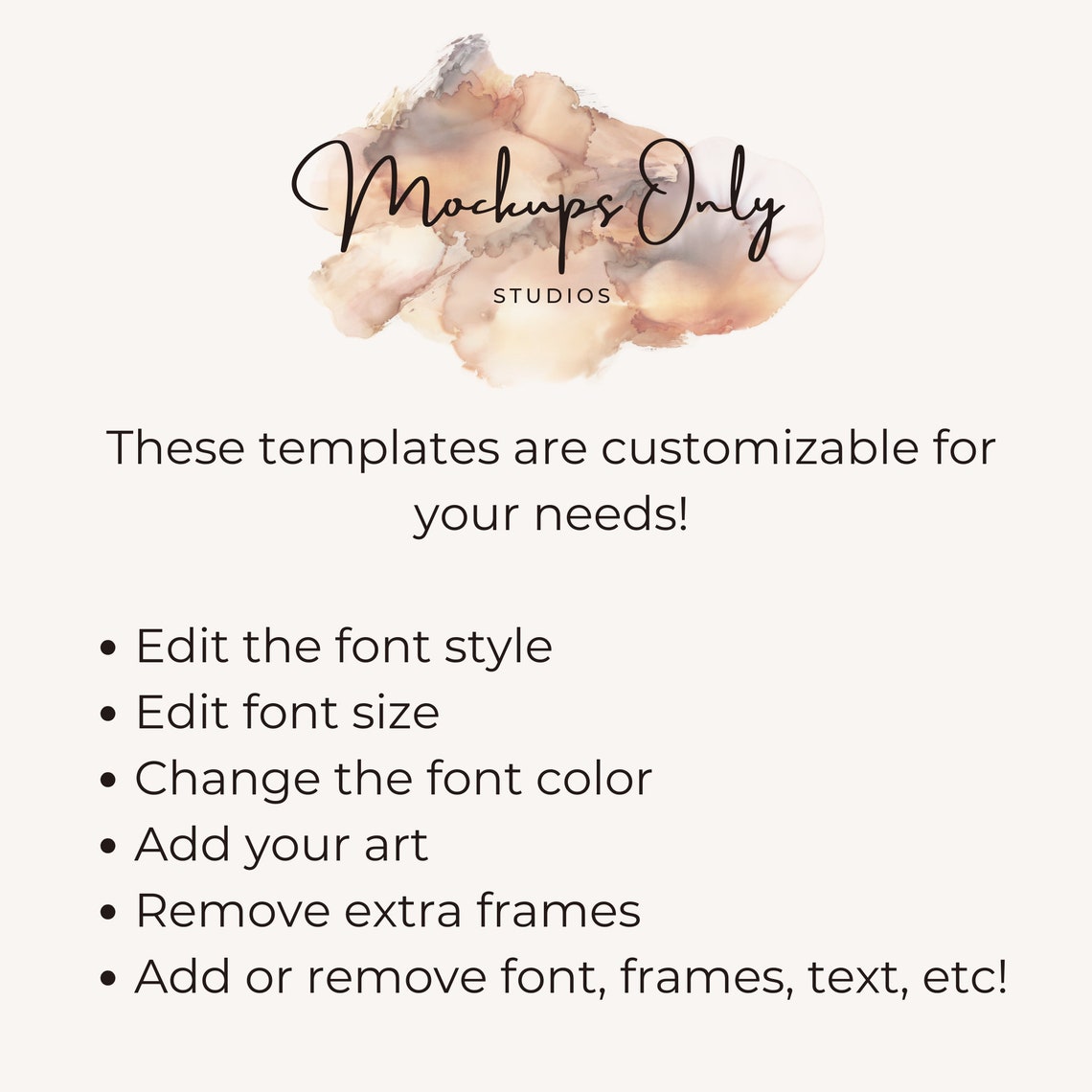 3 Editable Wall Art Size Guide Templates Art Size Guide Square Vertical ...