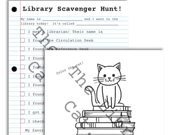 World Book Day Library Scavenger Hunt - Etsy UK