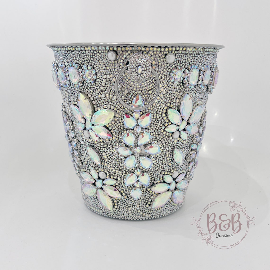 Crystal Rhinestone Diamond Luxury Bling Champagne Bucket AB Crystals - Etsy
