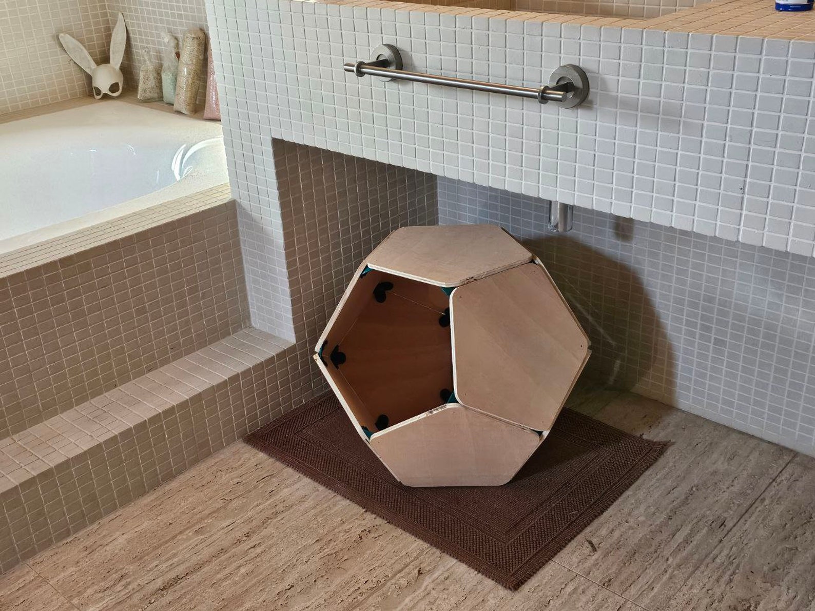 3D Print Cat House Files | Geometric Pet Bed STL Plan | Animaldelux ...