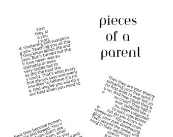 Pathways visual Poem, Framed Print - Etsy