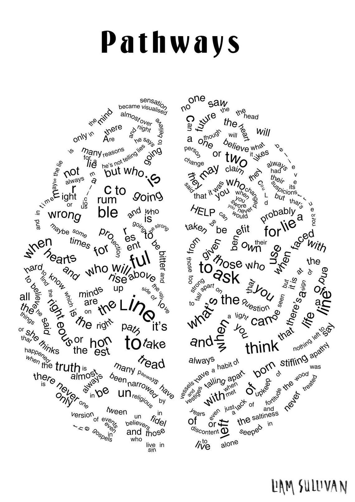 Pathways (visual Poem, Digital Download) - Etsy