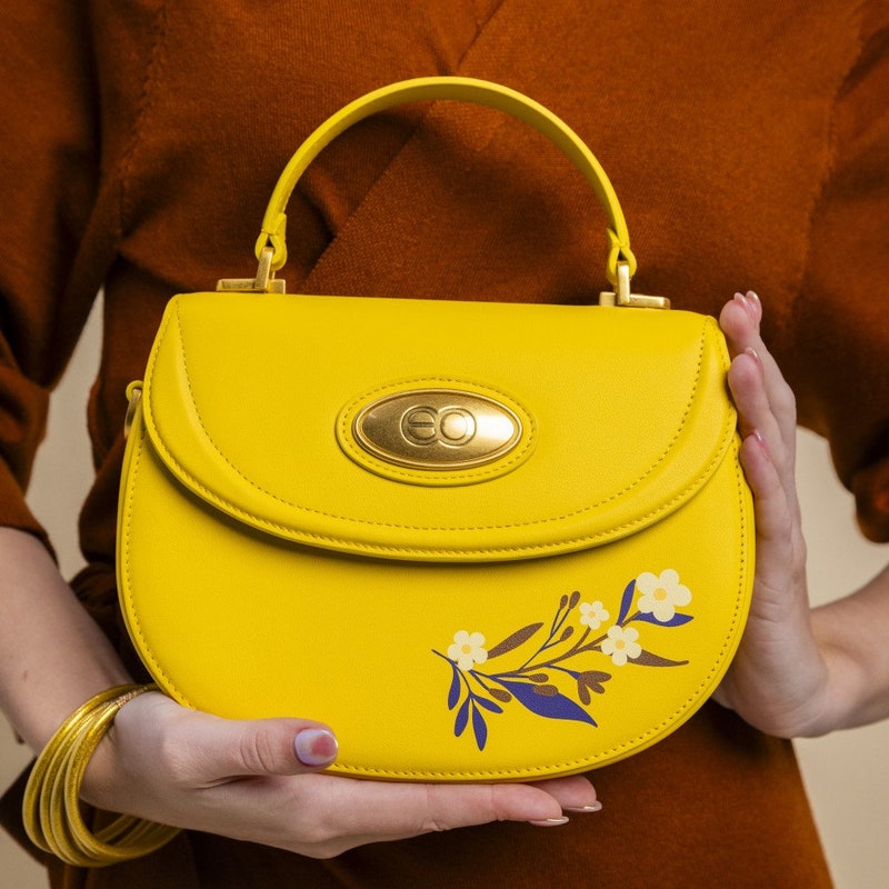 Yellow Clutch Bag - Etsy