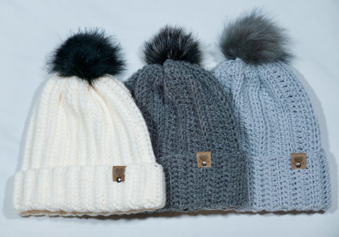 Handmade Neutral Crochet Hats – Classic Winter Style in Soft Shades - Etsy