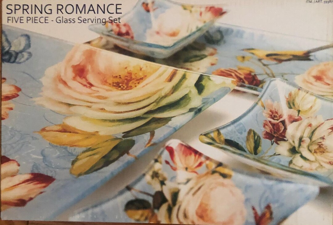 Prima Design Spring Romance Vintage 5 Piece Serving Set - Brand New in ...