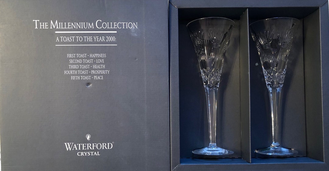 Waterford Crystal Millenium Universal Collection Set New in Box - Etsy